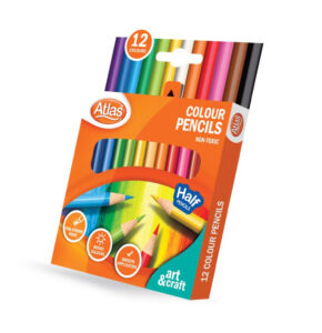 Atlas Half Colour pencil 12 Colours – APS